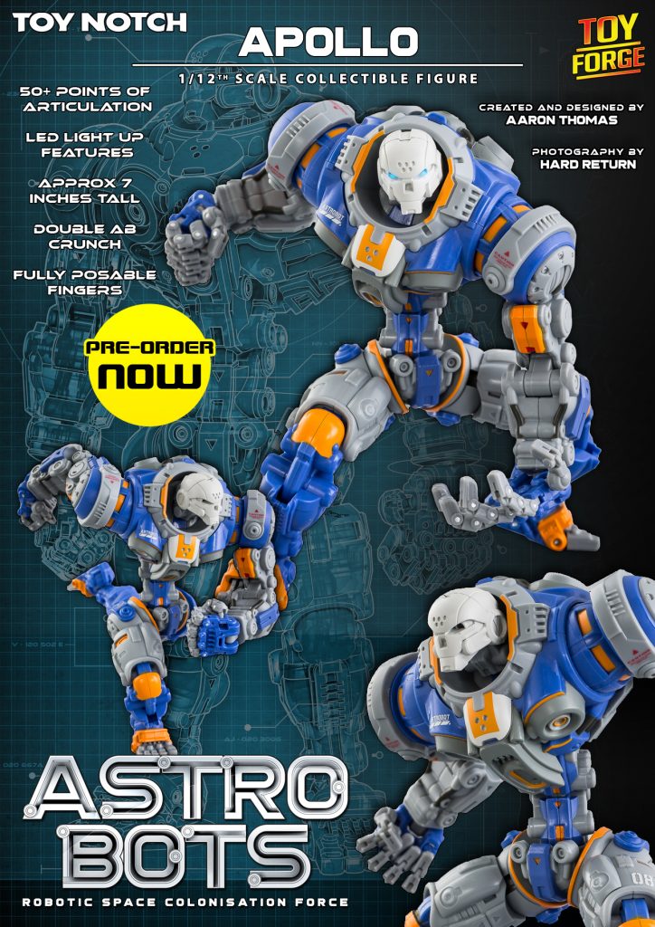 Astrobots A01 Apollo 1/12 scale - Toynotch